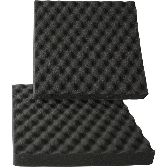 Kit 7 Pièces Panneau D'Insonorisation Gaufré Auto-Adhésif 30X30 Cm ...