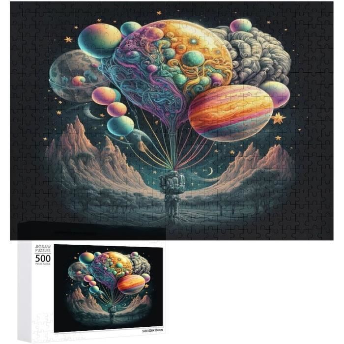 Puzzle Colorful Planet Pour Adultes, 500 Pièces, Jouets Pour Enfants ...
