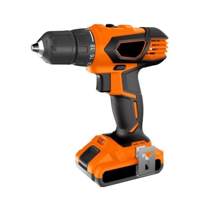 Coffret perceuse sans fil - Dx - 151180 - 18V - 2 batteries Lithium-Ion ...