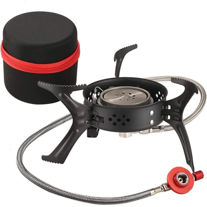Réchaud de Camping à Gaz Brûleur à Gaz Pliable Mini Réchaud Pliable ...