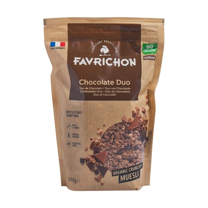 FAVRICHON - Duo chocolat muesli croustillant 375 g (Chocolat ...