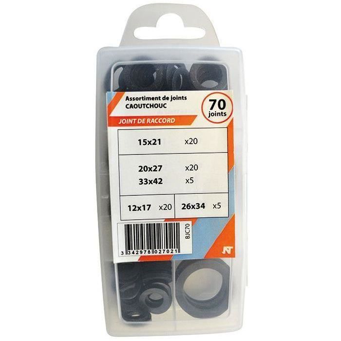 Coffret 100 Joints Caoutchouc 20 joints 12x17 + 20 joints 15x21 + 20 ...