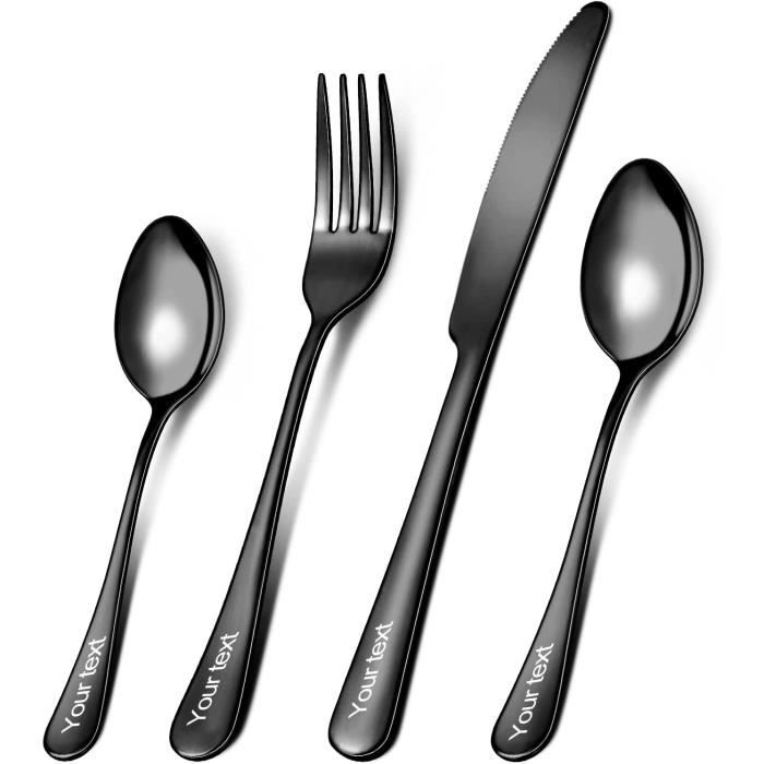 Couverts de Table Personnalisé,Set de Couvert de Table,Couteau de Table ...