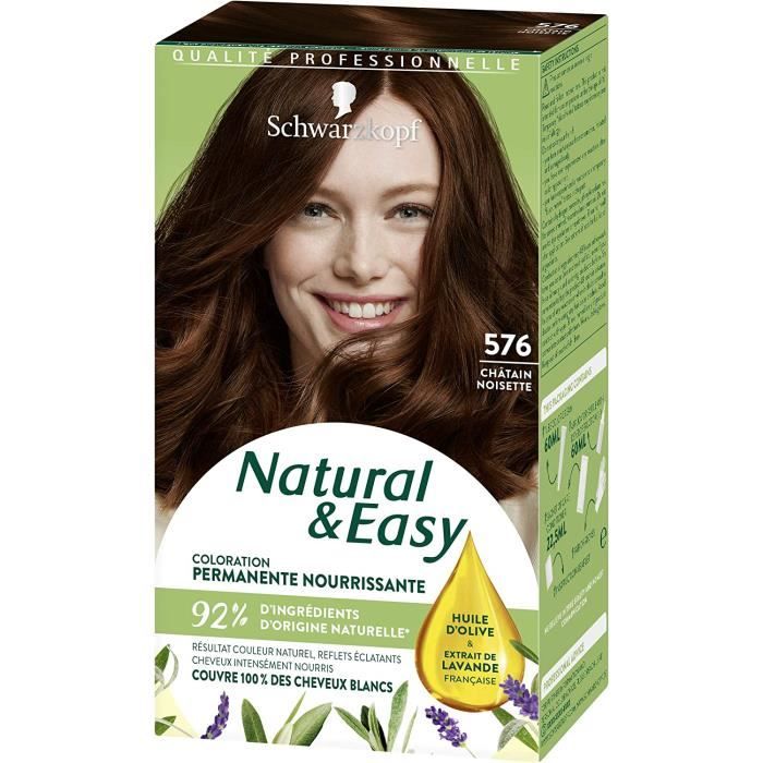 Coloration Permanente - Natural & Easy Naturelle Cheveux Huile D Olive ...