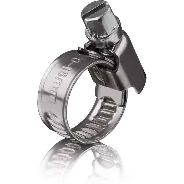 10 Colliers De Serrage Metallique Inox 8-16Mm Colliers Serrage ...