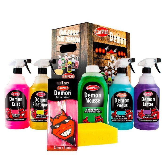Carplan Demon - Coffret Cadeau Entretien Auto Carplan - Cdiscount Auto