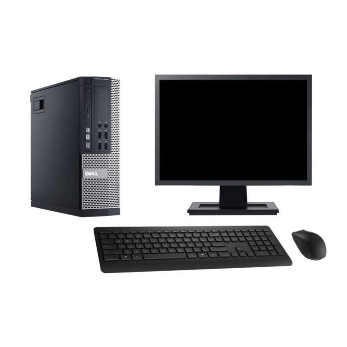 PC Dell 9020 SFF Ecran 22" Intel i7-4770 RAM 16Go SSD 480Go Windows 10 ...
