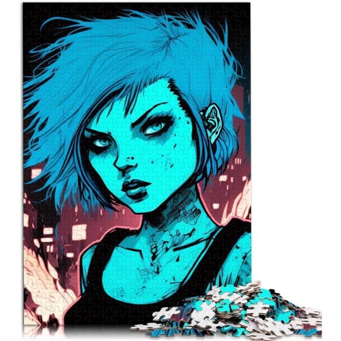 Emo Girl For Adults 1000 Pieces Puzzle Jigsaw Puzzlescardboard Puzzles ...