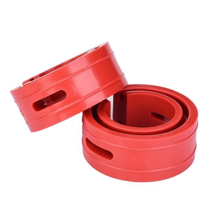 HURRISE Amortisseur à ressort 2pc voiture rouge amortisseur tampon ...