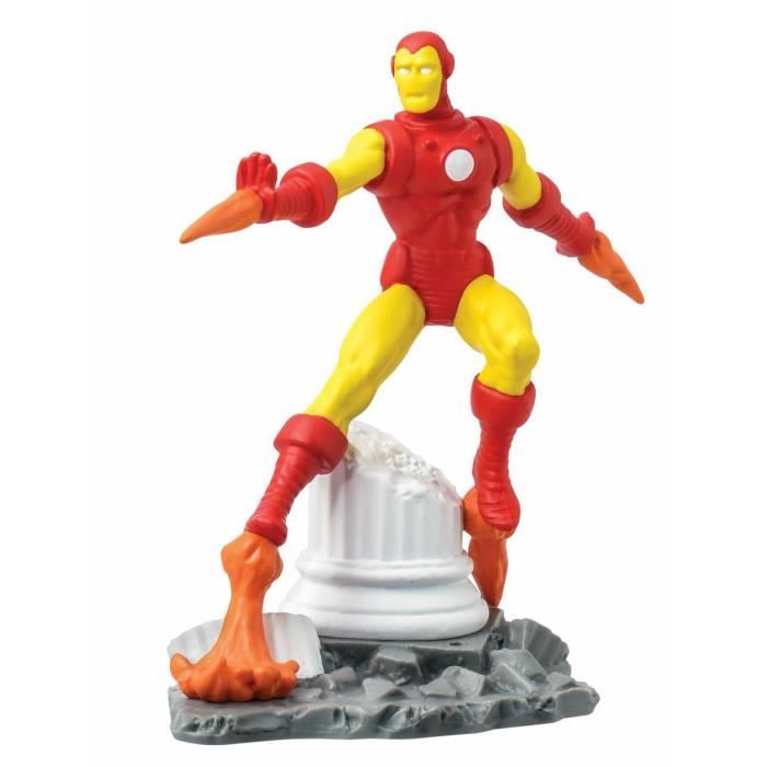 Mini figurine Iron Man 7 cm - MARVEL - PVC peint à la main - Cdiscount ...