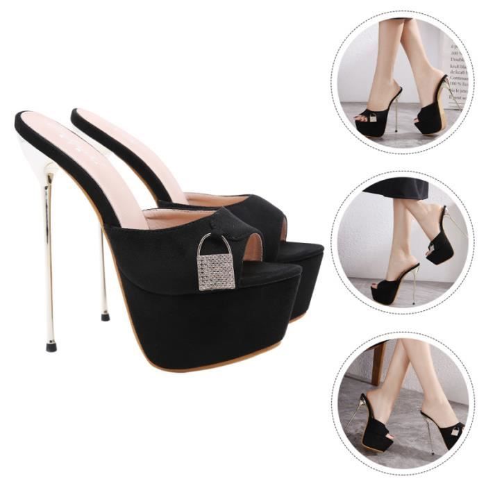 1 paire Sandales d'Été Élégant Style à Talons Hauts Chics à Maxim ...