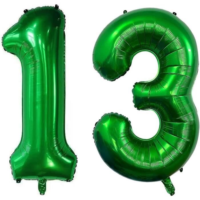Ballon Gonflable Géant En Forme De Chiffre De 13 Ans Vert Foncé Xxl ... Ballon Gonflable Géant En Forme De Chiffre De 13 Ans Vert Foncé Xxl ...