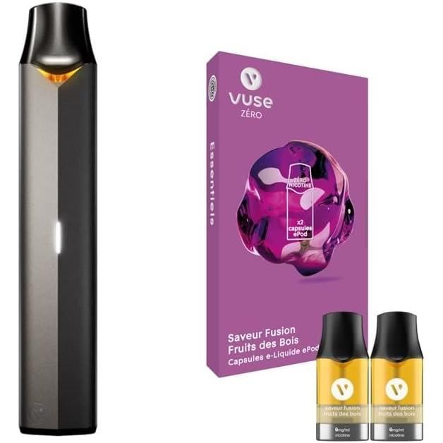 VUSE Cigarette Électronique Kit Complet - 1 ePod + 2 Capsules e-Liquide ...