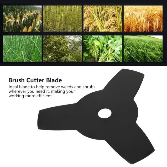 HX02387-HEG 20Mm 3 Dents En Acier Au Manganèse Coupe-Brosse Coupe-Herbe Accessoire De ...