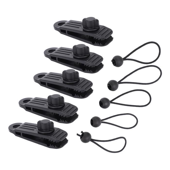 Zerone Clips de bâche Poignée de verrouillage robuste 5 pièces pinces ...