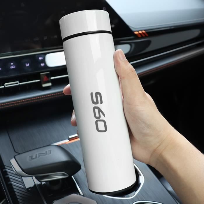 Pour le noir - Thermos numérique Intelligent de 500ML, Pour VOLVO S60, Affichage Intelligent de ...