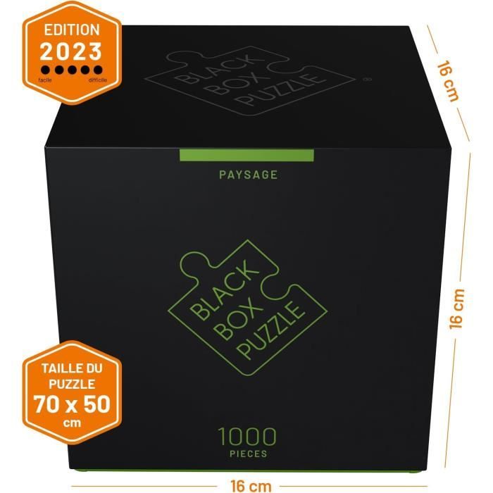 Black Box Puzzle 1000 Pièces, Blackbox Puzzle Avec Motif Surprise Sans ...