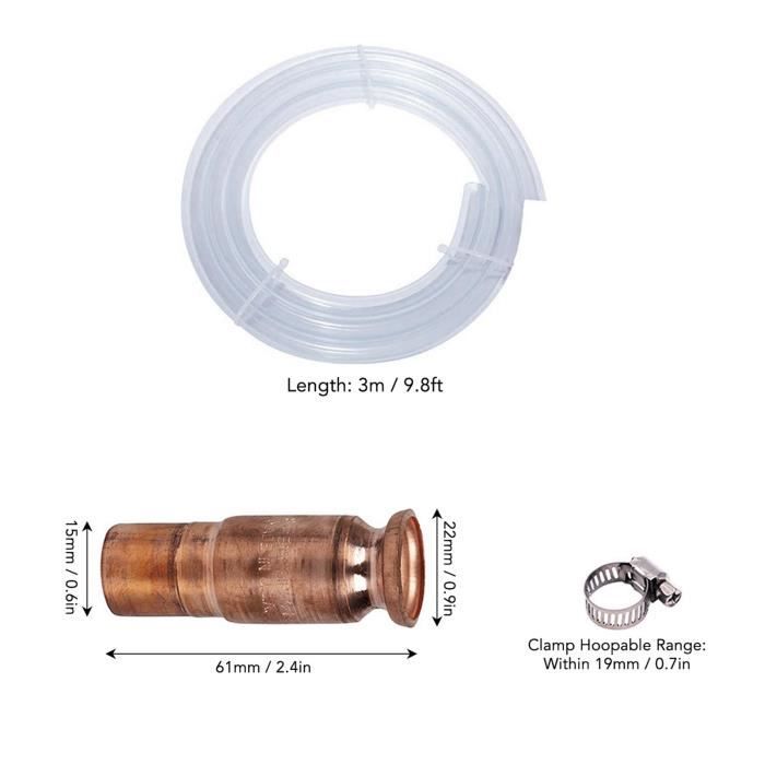 HURRISE Siphon Gas Self Priming Hose 9.8ft 3.5 Gallons - Cdiscount ...