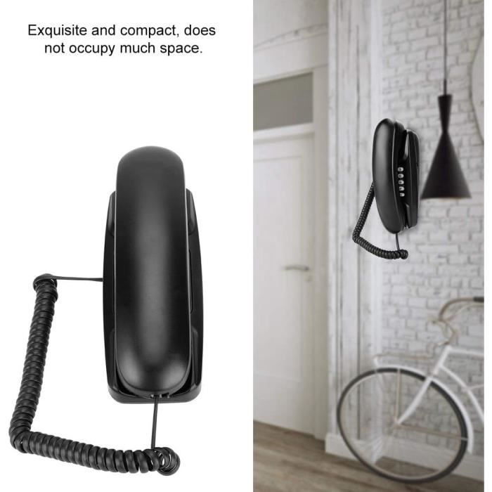 Support Mural-Téléphone Fixe, Sans Identification De L'Appelant Rj45 ...