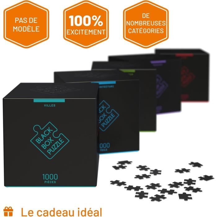 Black Box Puzzle 1000 Pièces, Blackbox Puzzle Avec Motif Surprise Sans ...
