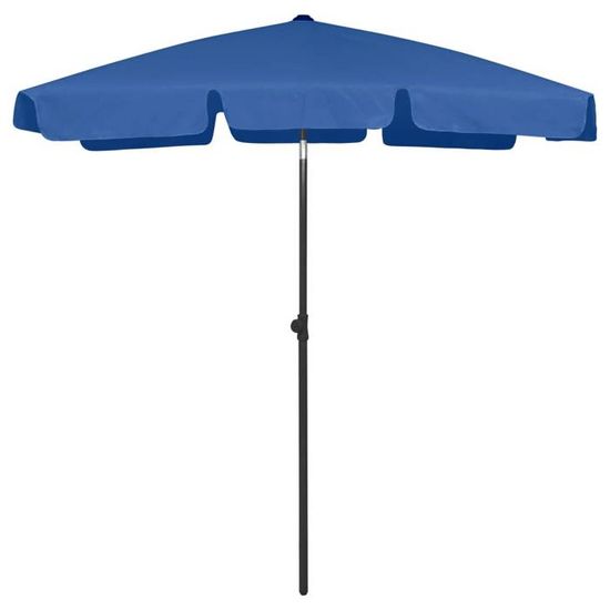 Lemon Parasol de plage VIDAXL - Pare-soleil Protection - bleu azuré ...