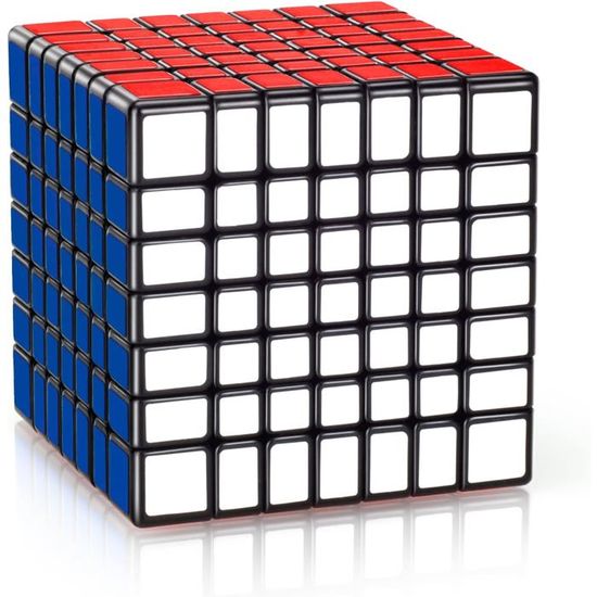 Cube de vitesse 7x7 professionnel noir,speed cube 7x7x7 rapide,jeu de ...