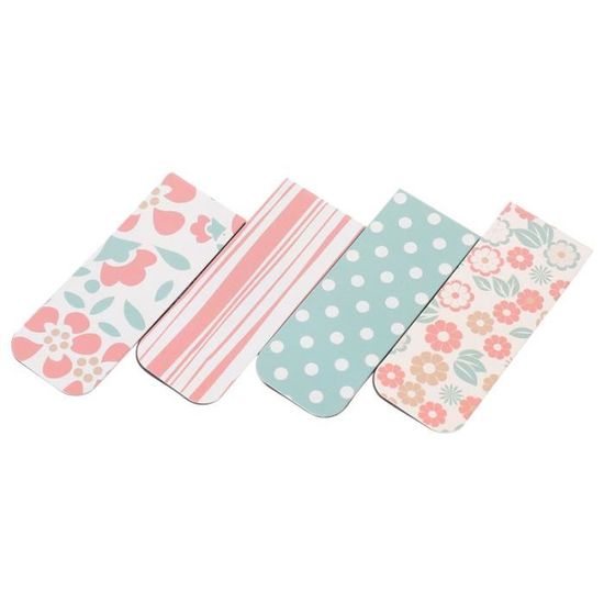 4pcs signets uniques signets magnétiques signets pliables créatifs ...