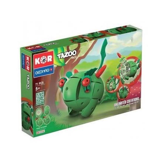 KOR GEOMAG TAZOO PACO 71 PIECES - JEU DE CONSTRUCTION - Cdiscount Jeux ...