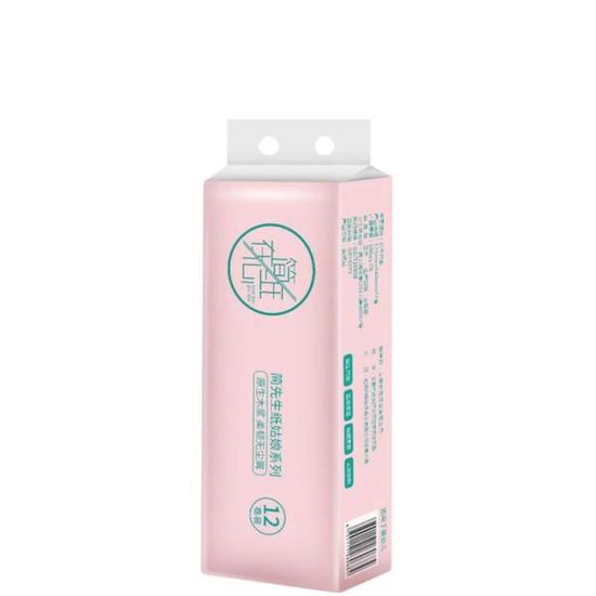 1 pack / 12 rouleaux de papier ménage tissus à main Papiers propres de ...