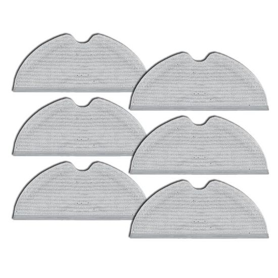 6 PièCes Nettoyant Robot Vadrouille Chiffons pour Mi Robot 1C ...