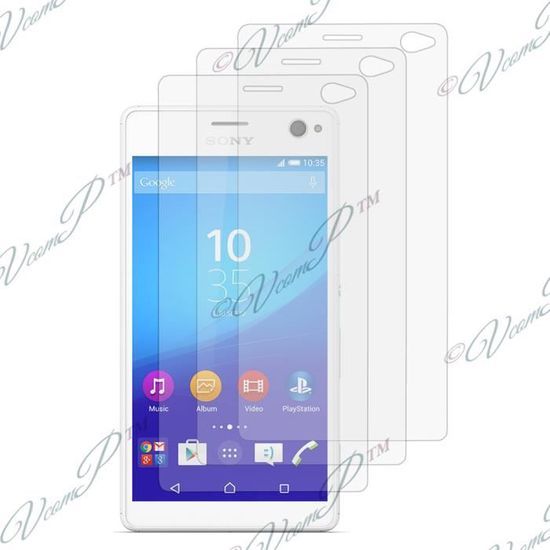 Sony Xperia C4/ C4 Dual E5303 E5306 E5353 E5333 E5343 E5363: Lot 3 Films de protection d'écran ...