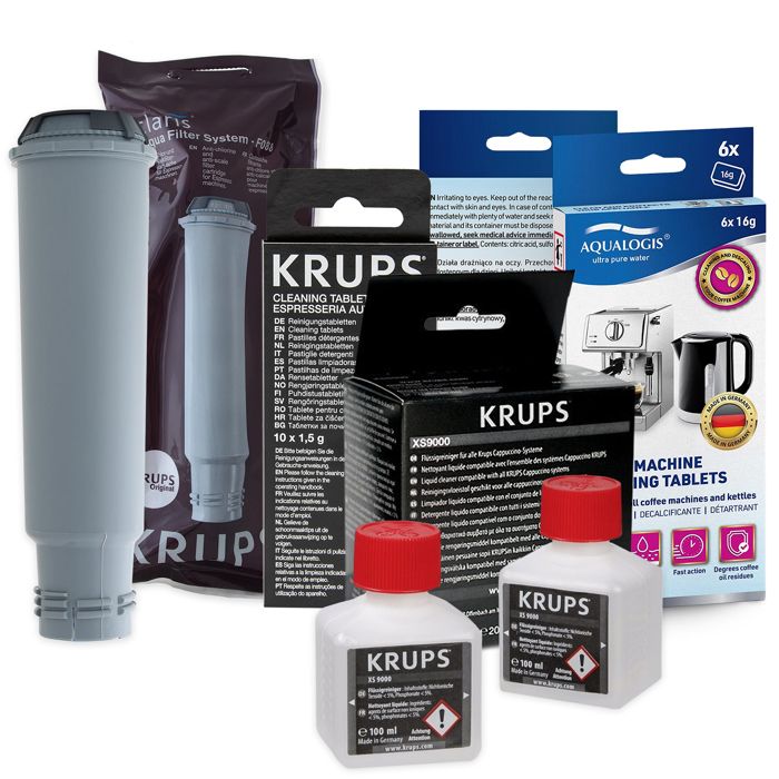 Krups Espresso Set - KRUPS Filter F08801 + Krups Milk System Cleaner ...