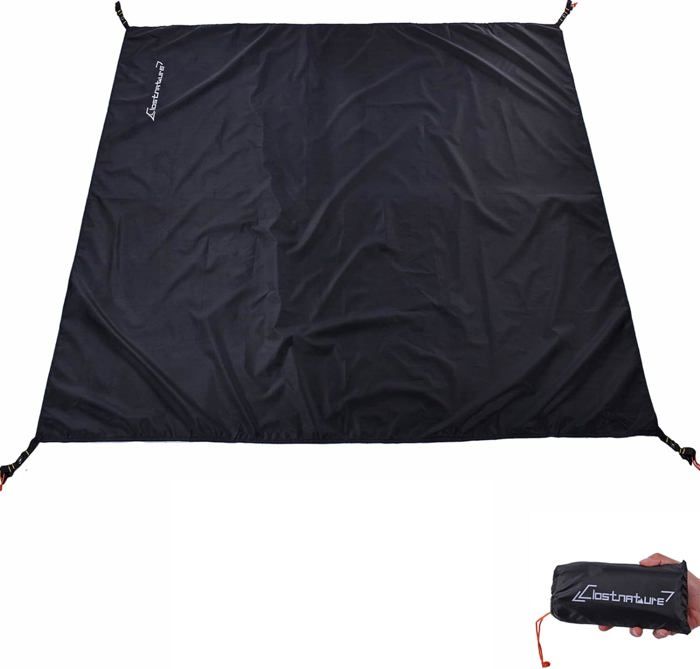 Bâche de Tente Tapis de Tente Imperméable, Tapis de Sol de Tente pour 1 ...