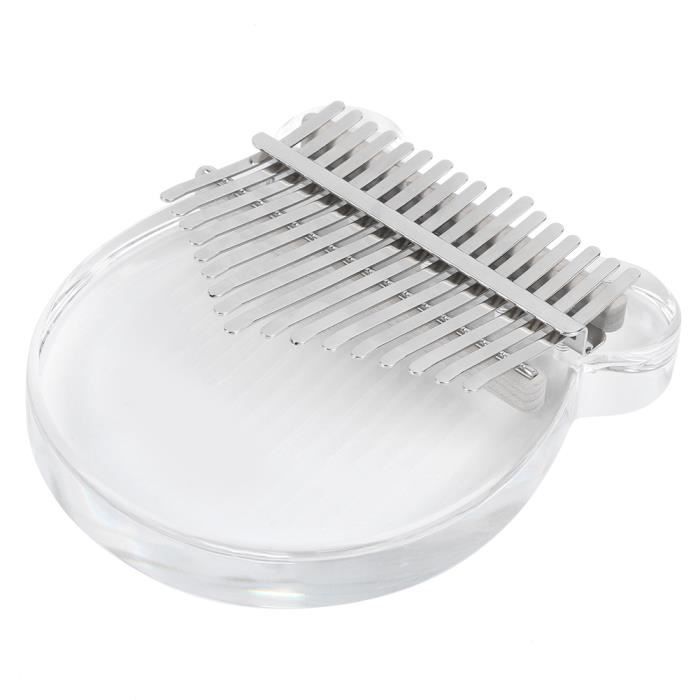 Kalimba Acrylique Transparent Kalimba À 17 Touches Piano À Pouce En ...