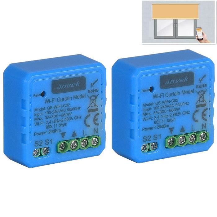 Interrupteur Volets Roulants Wifi, Module De Commande Minuterie Pour ...