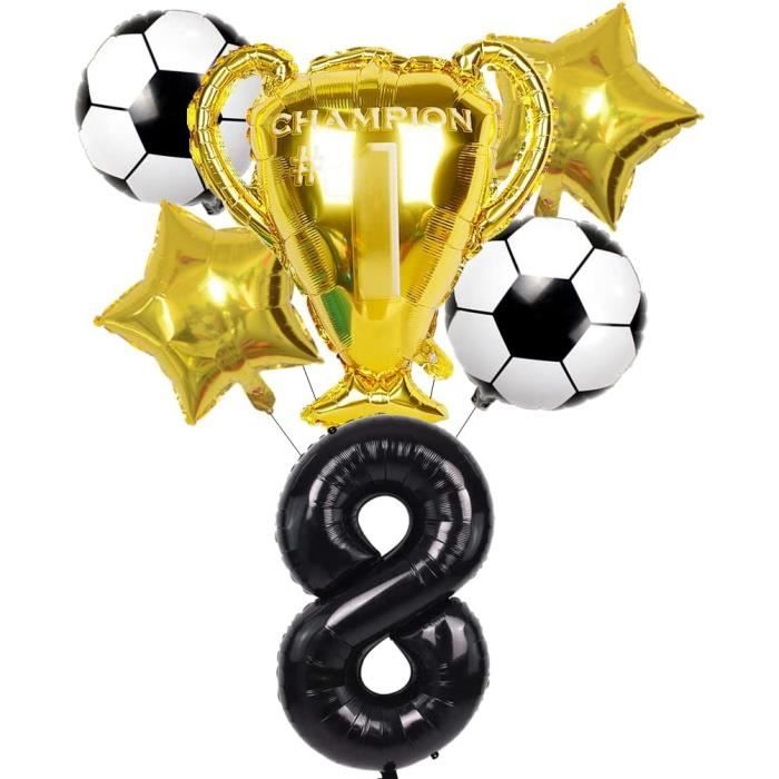 Ballon Football, Deco Anniversaire 8 Ans Enfants, Football Ballon 8 ans ...
