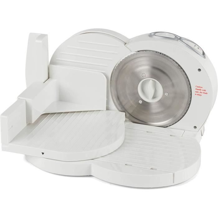Trancheuse Electrique Compacte avec Moteur de 150 W, Lame en Acier ...