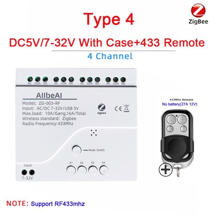 Type 4 - Relais Tuya Zigbee Pour Zb 2mqtt Gateway Hub, Module De ... Type 4 - Relais Tuya Zigbee Pour Zb 2mqtt Gateway Hub, Module De ...