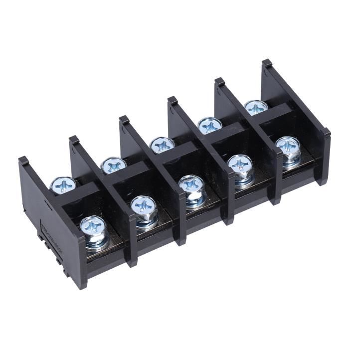 Cikonielf bornier électrique 5Pcs Rail Bornier 200A Bonne Conductivité ...