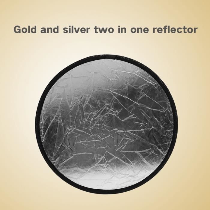 Cikonielf panneau de réflecteur 2 en 1 Tableau de réflecteur de lumière ...