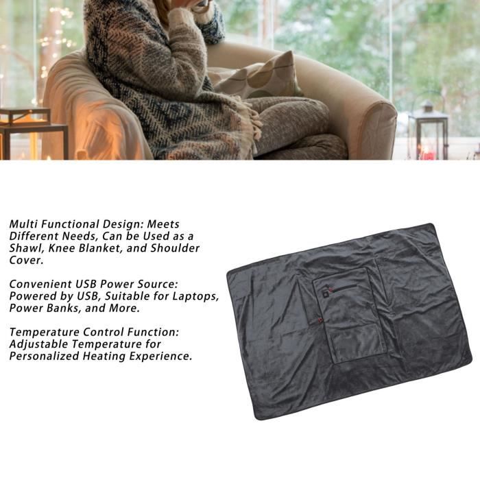 Coussin chauffant chaud Coussin électrique Couverture chauffante en ...