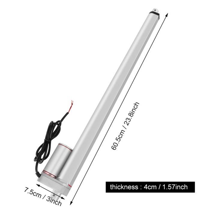 Moteur D'Actionneur Linéaire Électrique Actionneur Linéaire Électrique 500Mm Course Heavy Duty ...