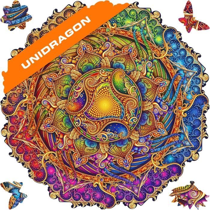 Unidragon Original Puzzle En Bois \U2014 Mandala Inexhaustible ...