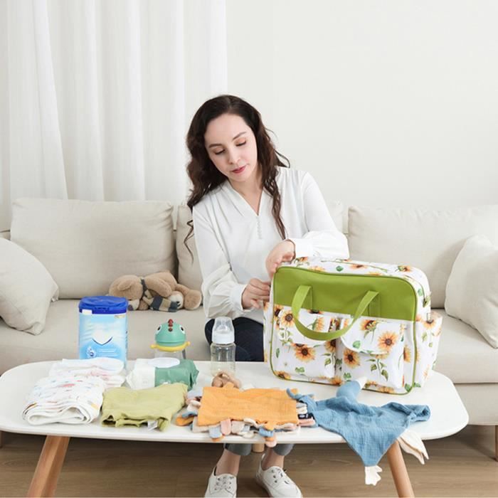 Sac à dos sac à couches Sac bébé multifonction pour garçons et filles ...