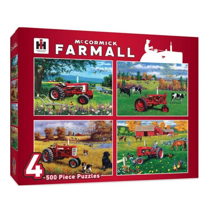 MP McCormick Farmall Farmall 4 Pack Puzzle (500 pcs) - Cdiscount Jeux ...