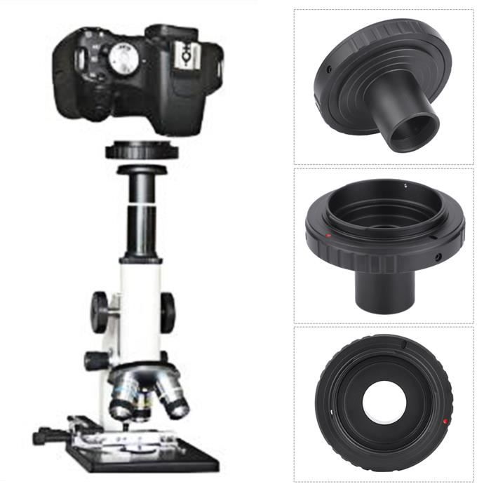 Adaptateur en métal 23.2mm Oculaire de microscope à montage en T pour ...