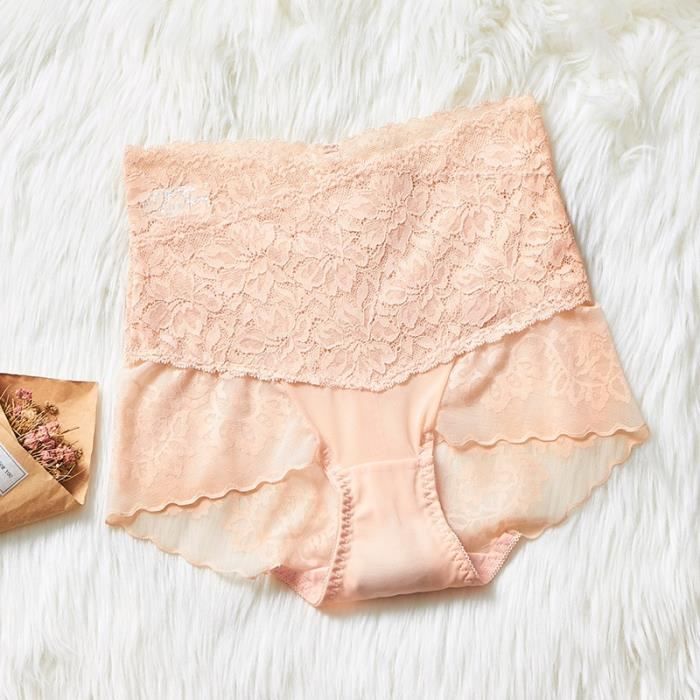 Gaine combinaison,Culotte taille haute en dentelle sans couture pour femmes,sous-vêtements ...