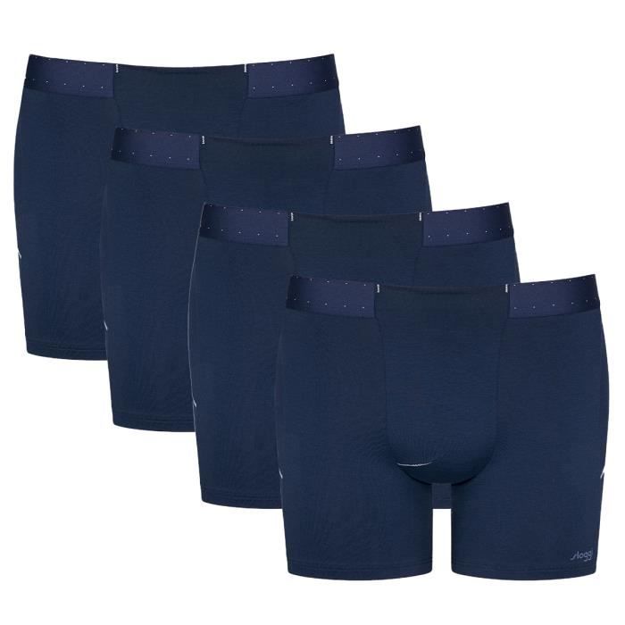 Sloggi Culottes Shorty Hommes MADE Boxing Champ - lot de 4 Blue black ...