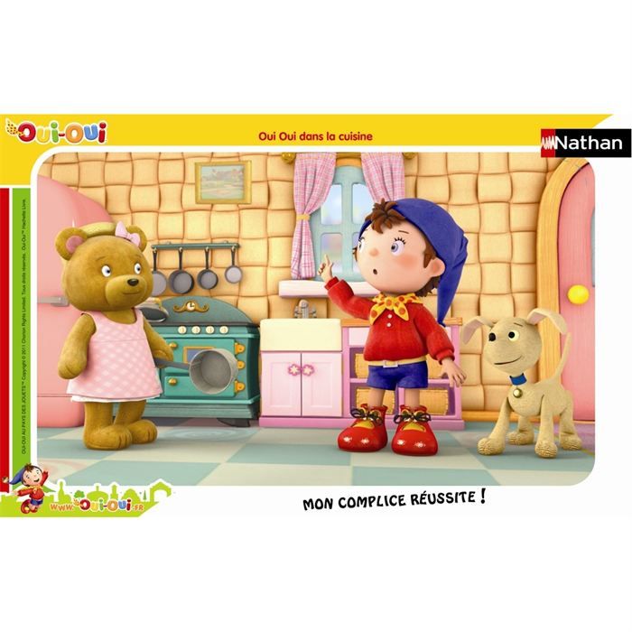 Puzzle Cadre Oui Oui Dans La Cuisine - 15pcs - Cdiscount Jeux - Jouets