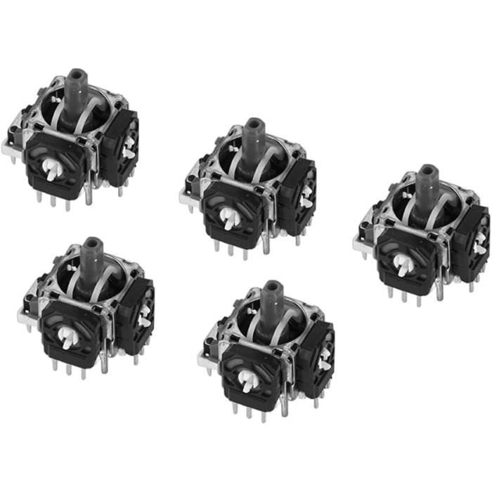 Lot De 5 Joysticks Analogiques 3D Pour Manettes Sans Fil Ps4, Xbox One ...